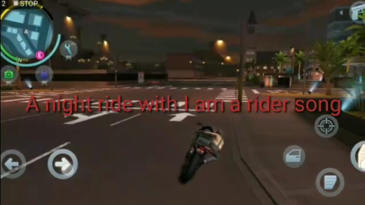 Gangster Vegas iam a rider bike riding - YouTube