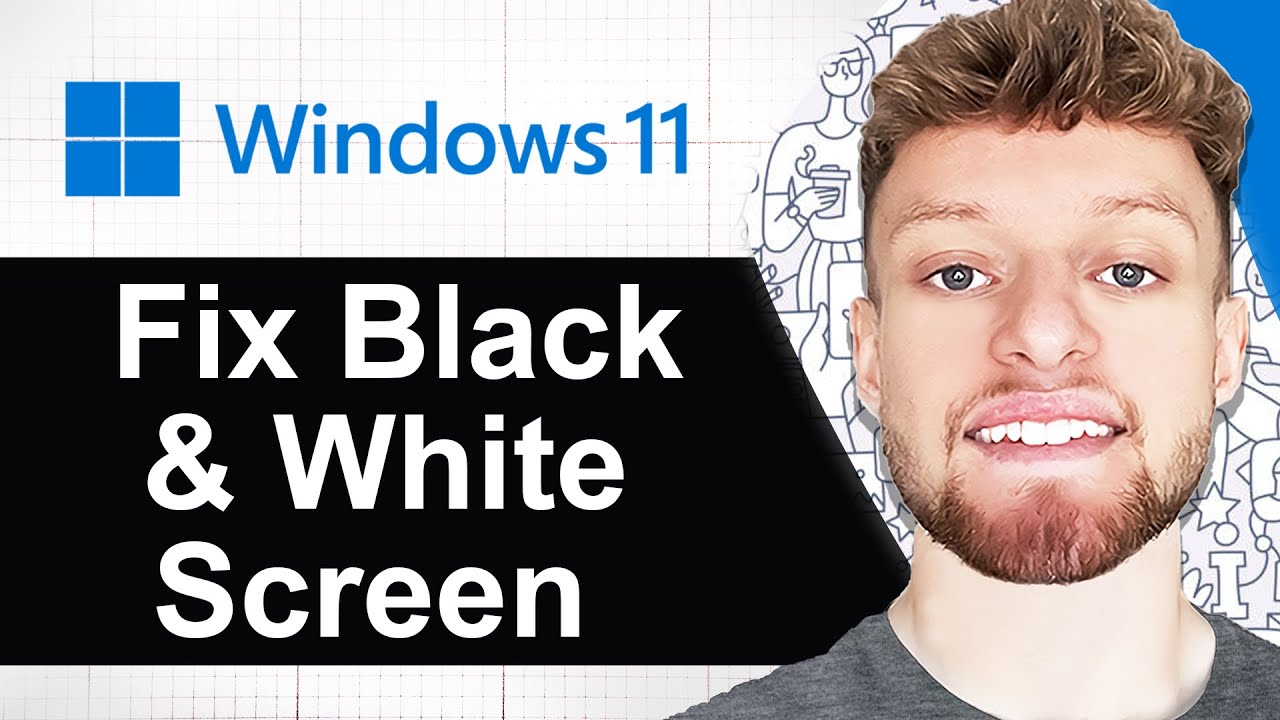 How To Fix Windows 11 Screen Black and White (Step By Step) - YouTube