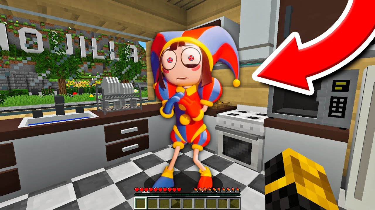 APARECE POMNI THE AMAZING DIGITAL CIRCUS EN MINECRAFT 😱 - YouTube