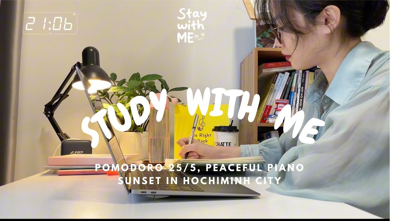 🎧 STUDY WITH MEㅣ2-Hour Pomodoro Session (25/5) with Peaceful Music ...