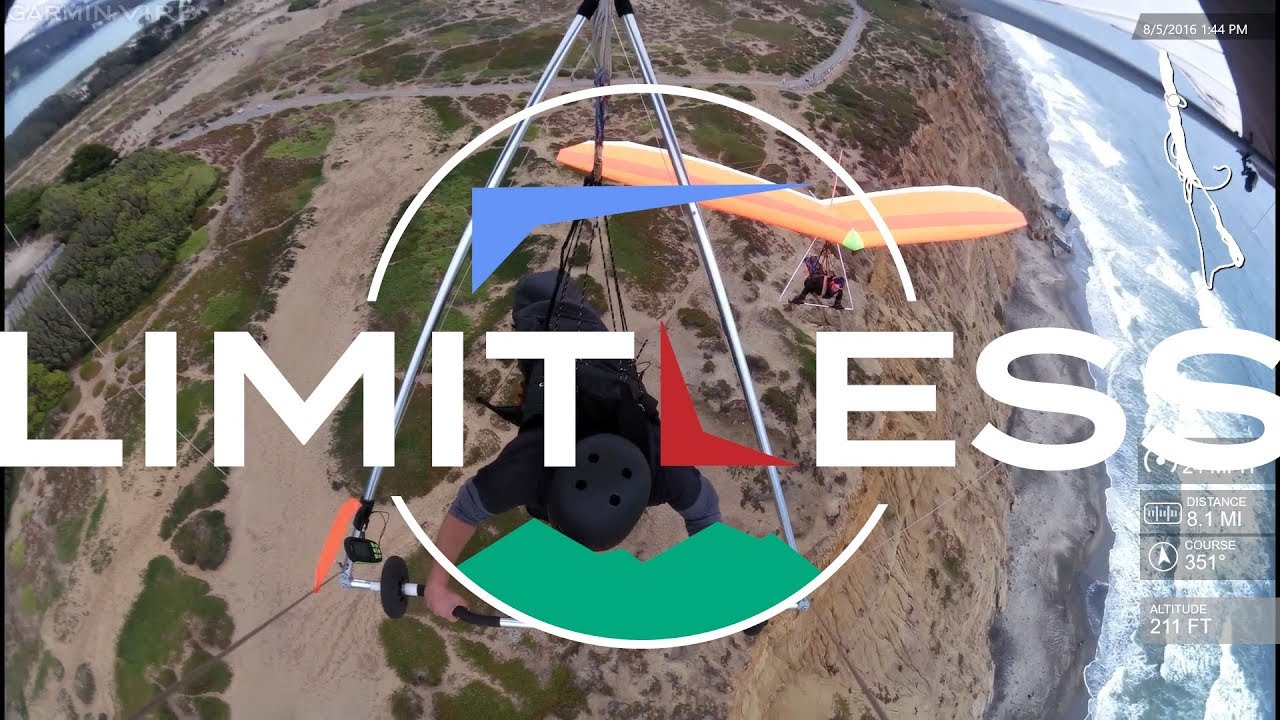 LIMITLESS- Fort Funston Hang Gliding Pilot Over Olympic CLub -Uncut ...