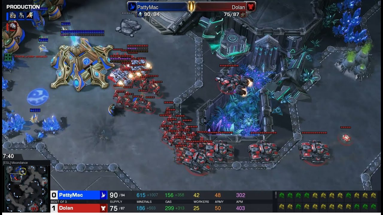 Starcraft II DreamHack Masters 2022 Valencia Jul1 Dolan(T) v PattyMac(P ...