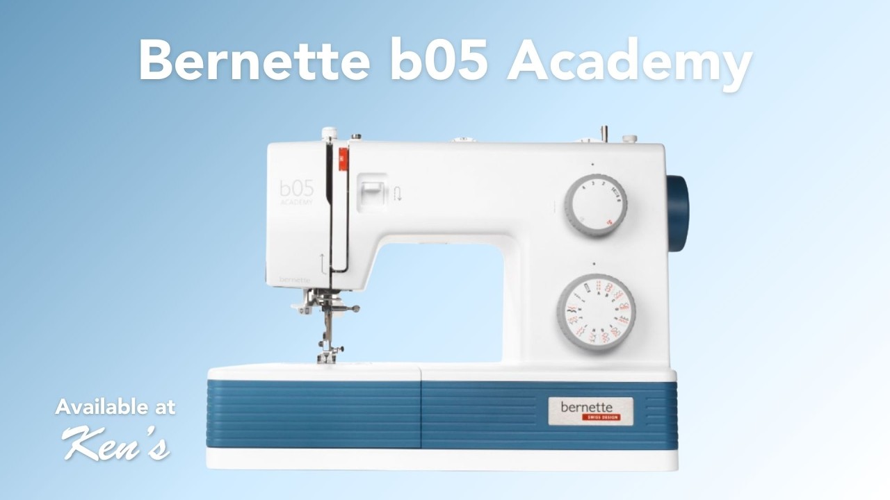 Bernette b05 Academy Sewing Machine - YouTube