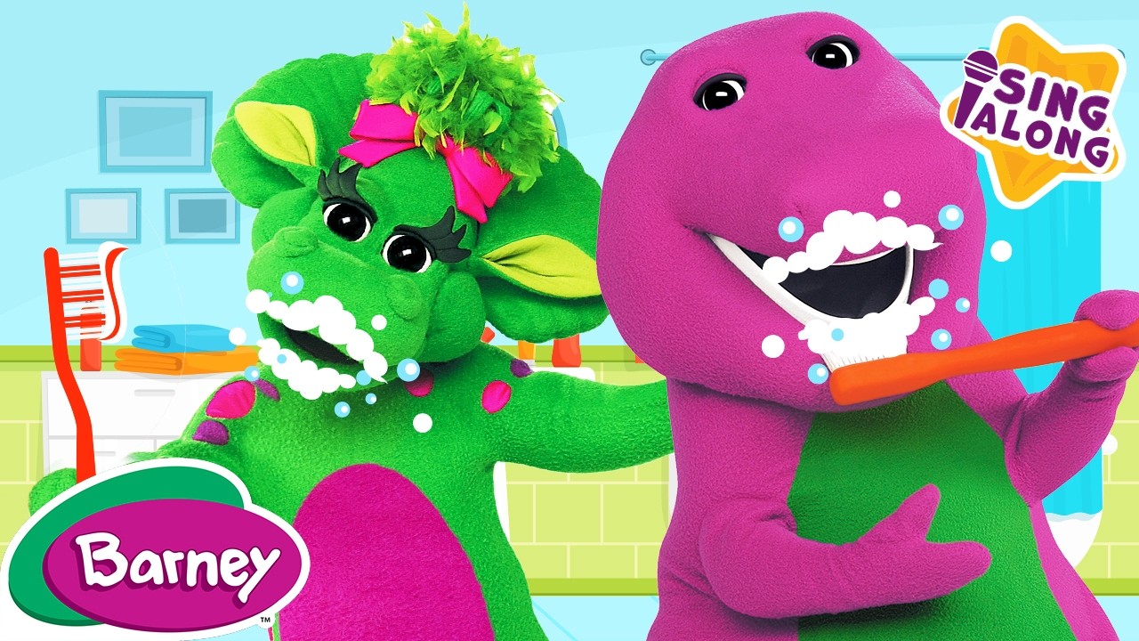 Always Brush Your Teeth | Routines for Kids | Barney | Scholastic Sing ...