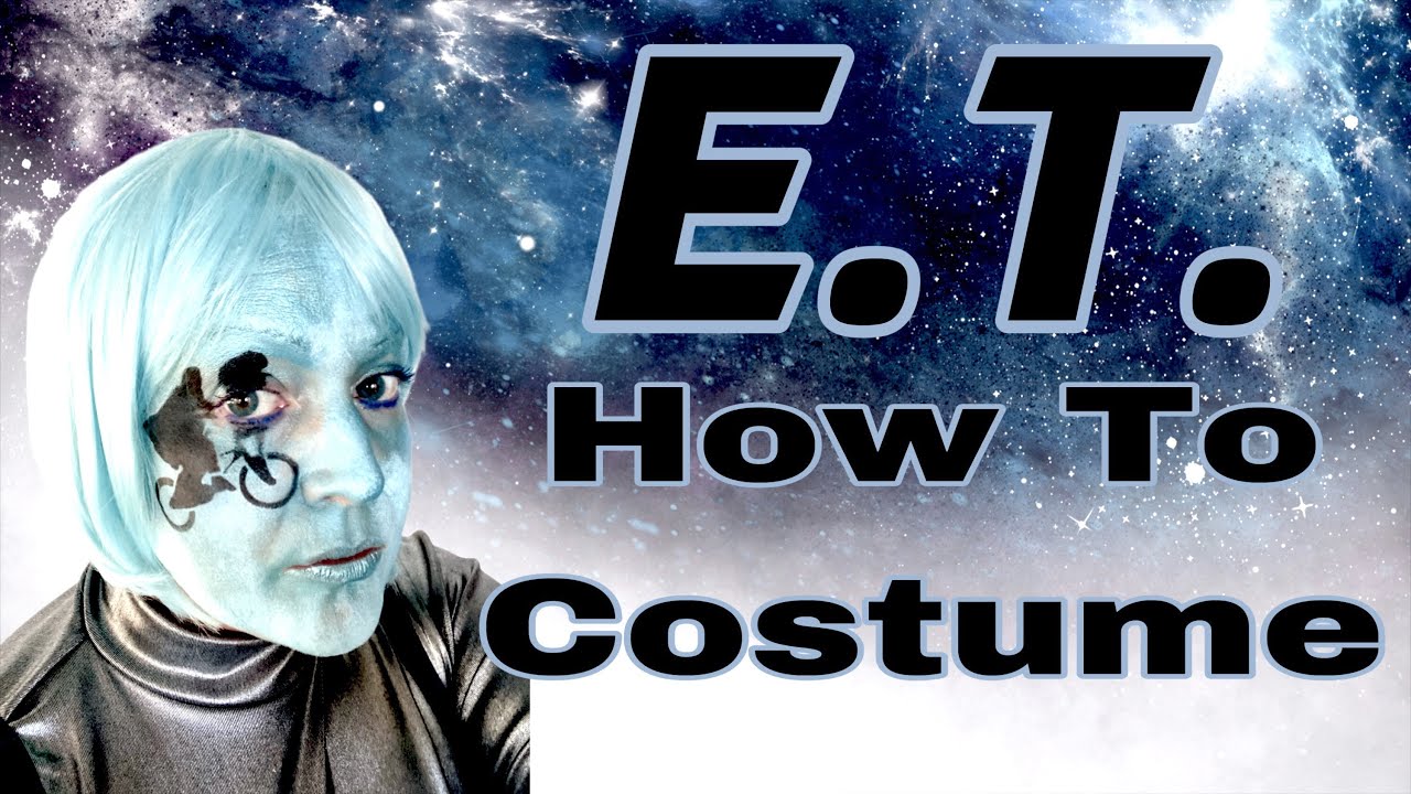 E.T., a unique costume idea and make up tutorial. This is Cal O Ween ...