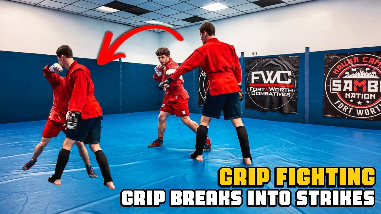 Grip breaks into Strikes inspired by Travis Stevens Grip Fighting - YouTube