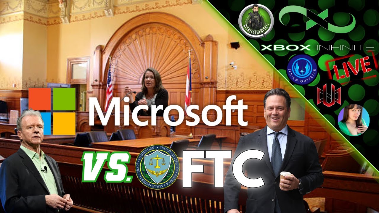 Xbox Vs Playstation!! Plays Out In Court With The FTC Vs Microsoft ...