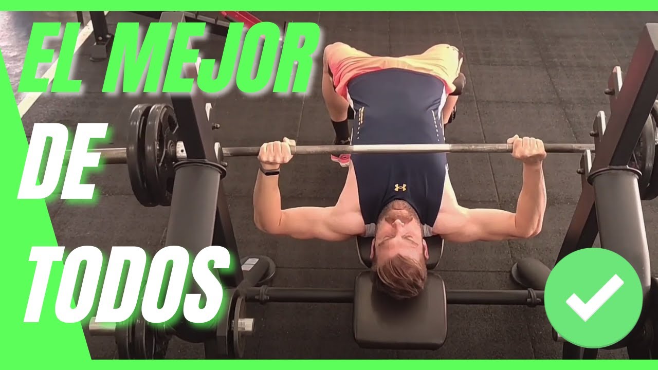 Press Declinado con Barra en Banco - YouTube