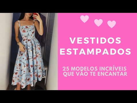 Moda Feminina -  Que tal usar um vestido estampado no seu próximo look?