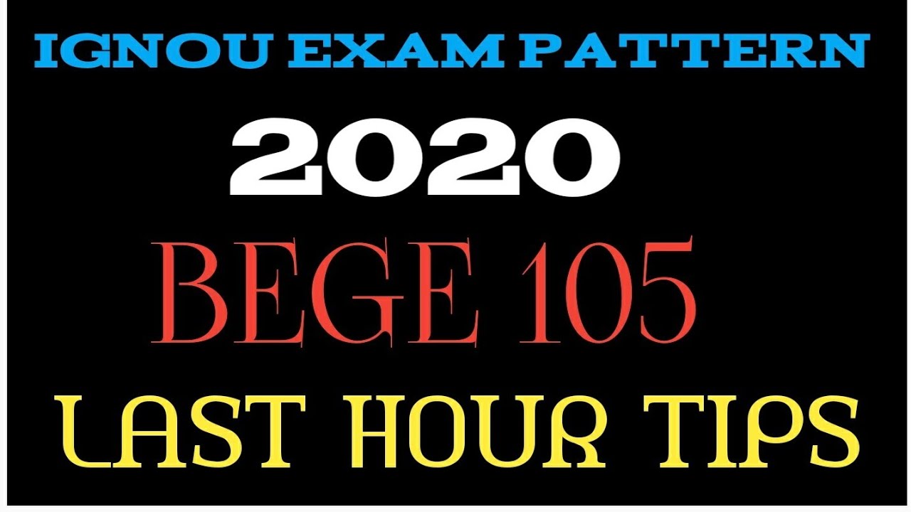 UNDERSTANDING PROSE BEGE 105 - YouTube