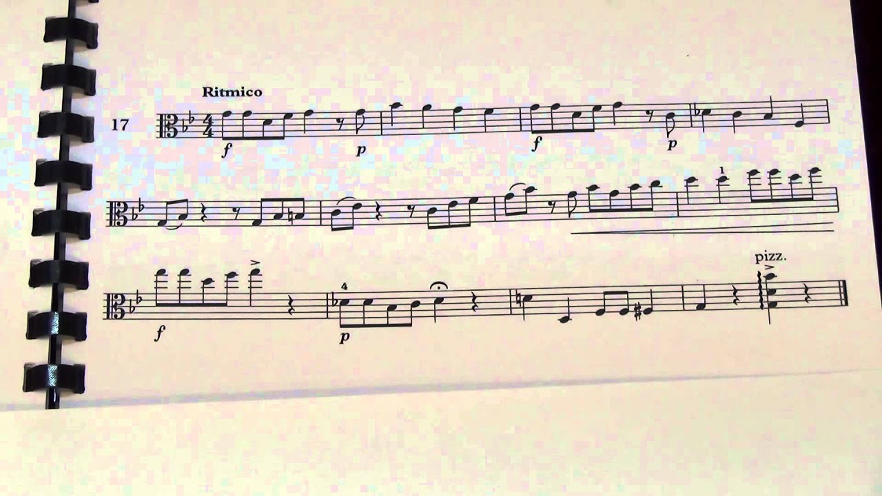Viola Grade 5 Sight Reading No 17 Ritmico - YouTube