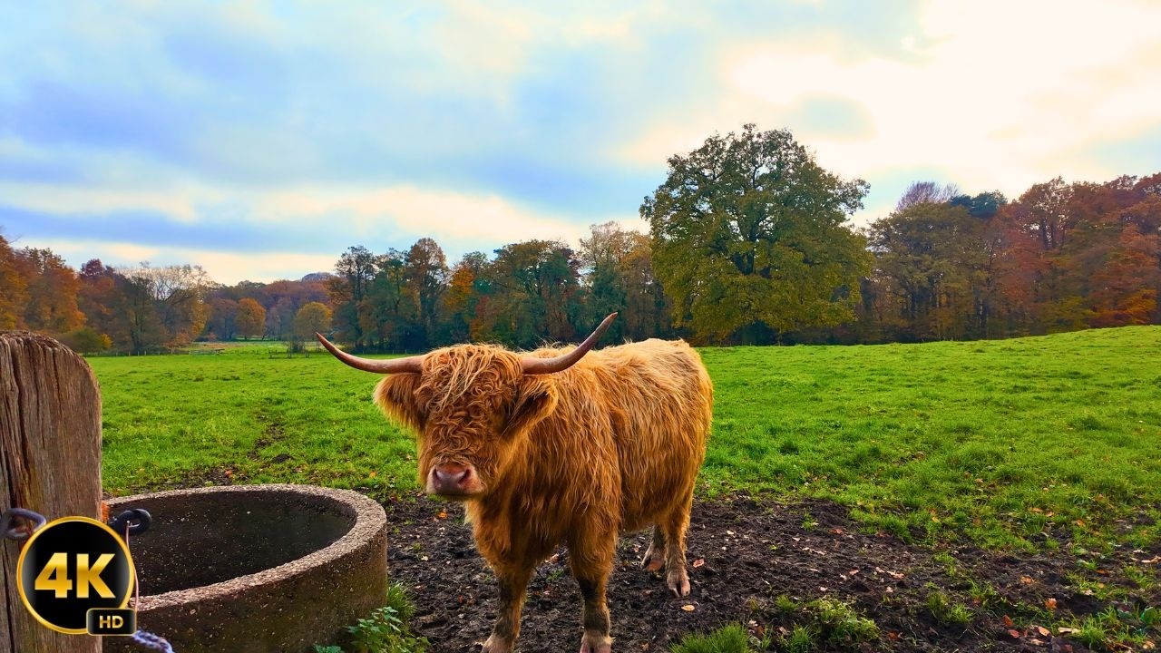 Relaxing Autumn Walk in the Countryside | Peaceful Nature & Farm ...