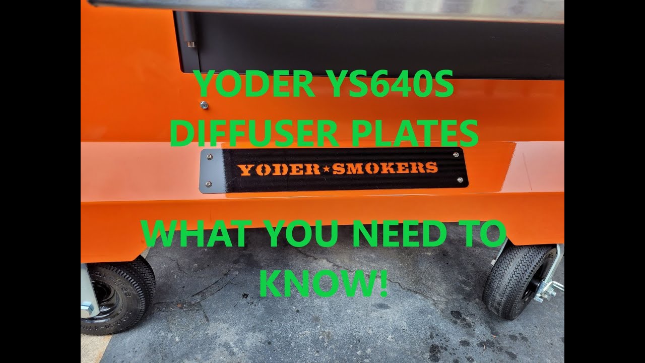 Yoder YS640S Diffuser plates what you need to know! - YouTube