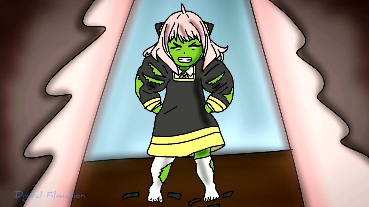 Anya Forger She-hulk Transformation Animation - Muscle Growth 2023 ...