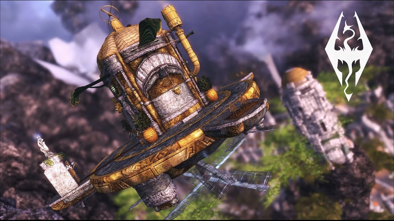 SKYRIM House In The Sky - Dwemer Airship Player Home in Markarth XBOX ...