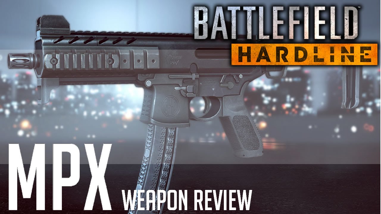 Battlefield Hardline: MPX Overpowered Submachine Gun REVIEW! - YouTube