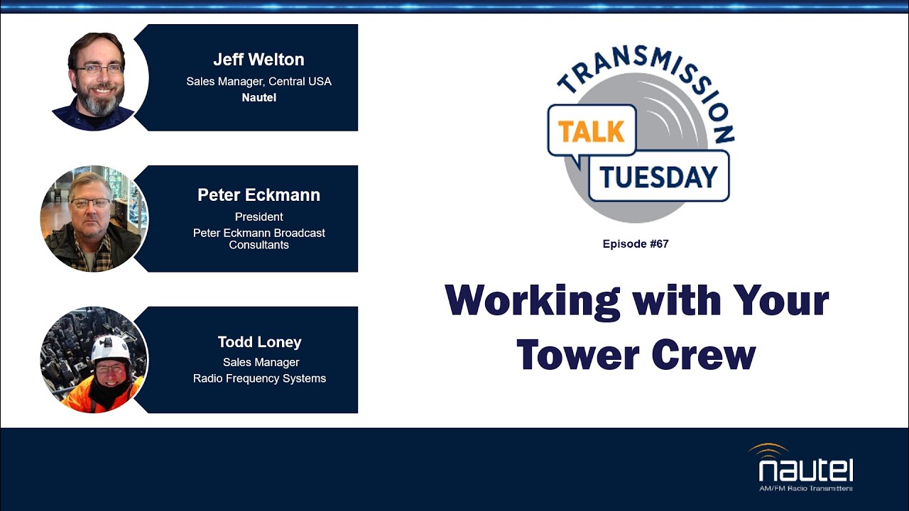 Transmission Talk Tuesday - Working with Your Tower Crew - YouTube