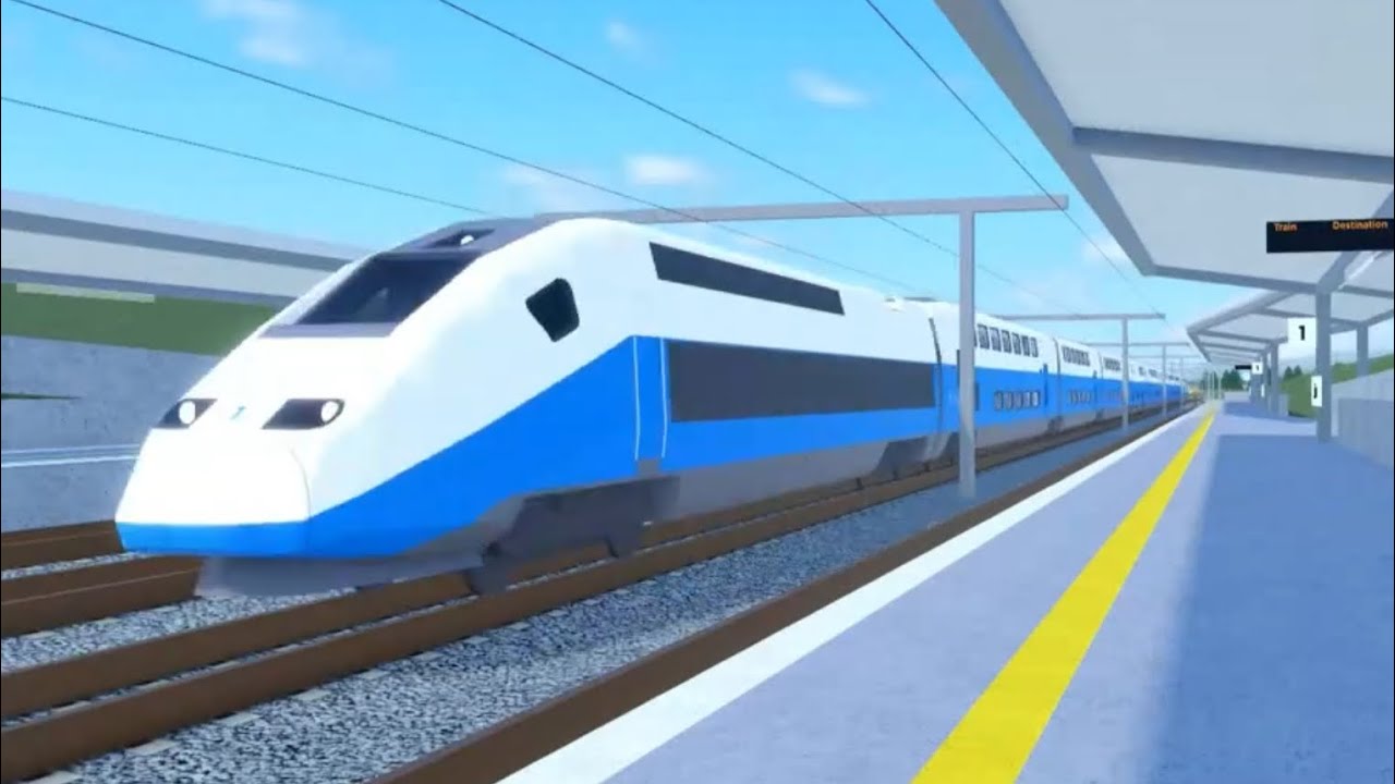 Triomphe passing at 300 km/h (186 mph) ︱Roblox Trains: Express - YouTube