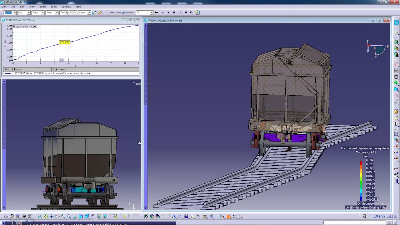 Railway - Train carriage lane change - YouTube