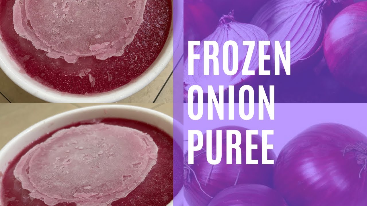 Frozen onion purée business idea #business - YouTube
