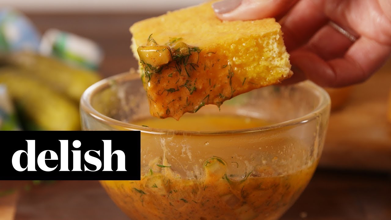 Pickle Butter | Delish - YouTube