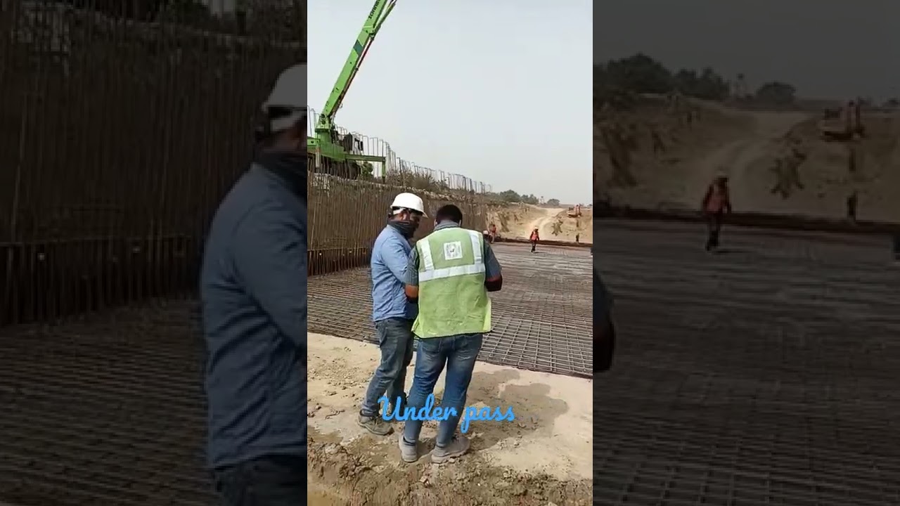 Under pass work in progress | UER 2 | #civilengineering #construction # ...