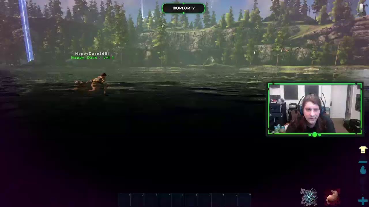 Morlor plays ARK with HappyDays! - YouTube
