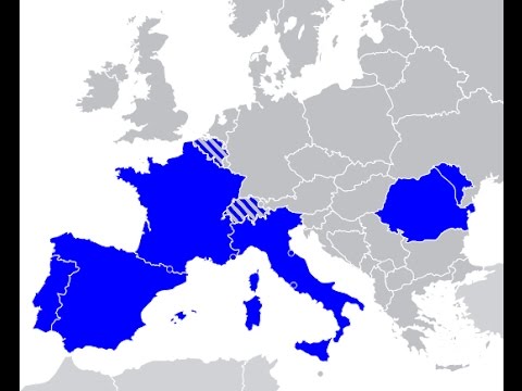 Romance Languages countries flags - YouTube