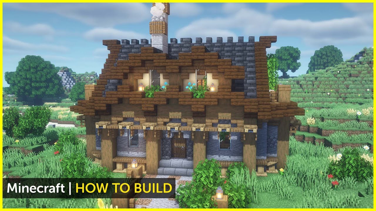 Minecraft - Villager Houses - Fisherman's House Tutorial - YouTube