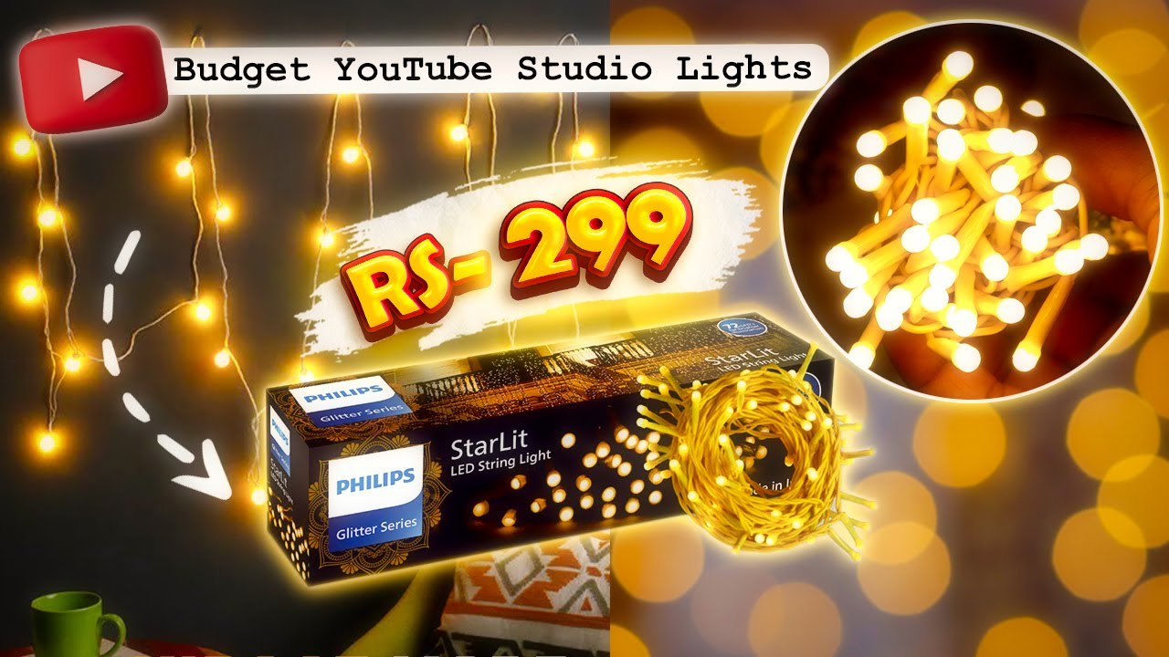 Budget YouTube Studio Lighting Setup | Youtube Studio setup at home ...