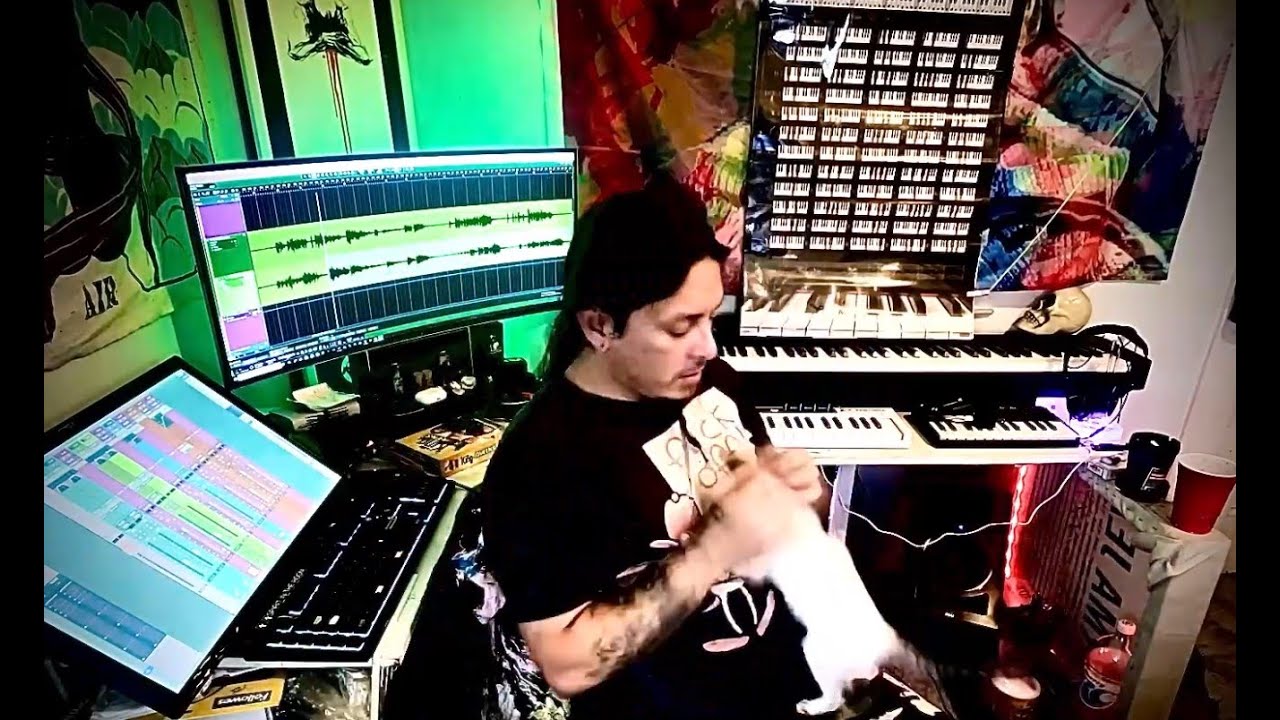 "Alone With A Time Machine" studio time lapse - YouTube