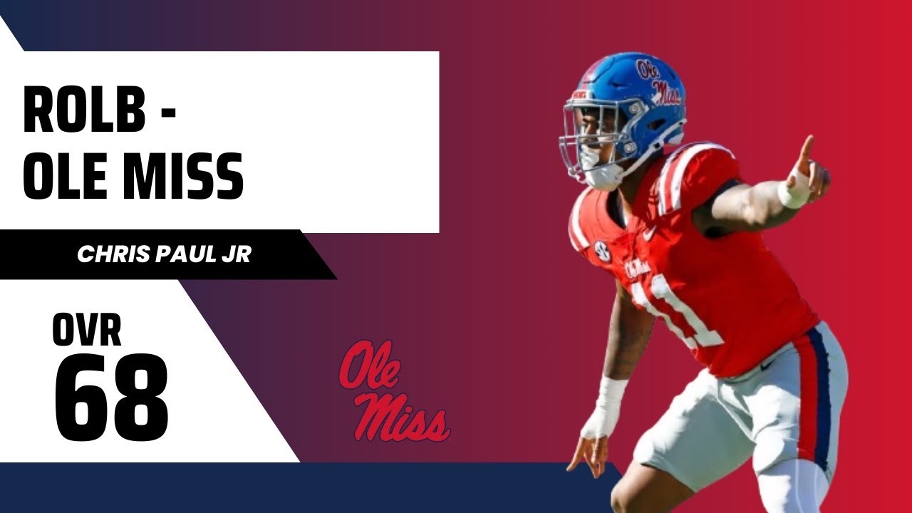 ROLB Chris Paul Jr Madden 25 Creation - YouTube