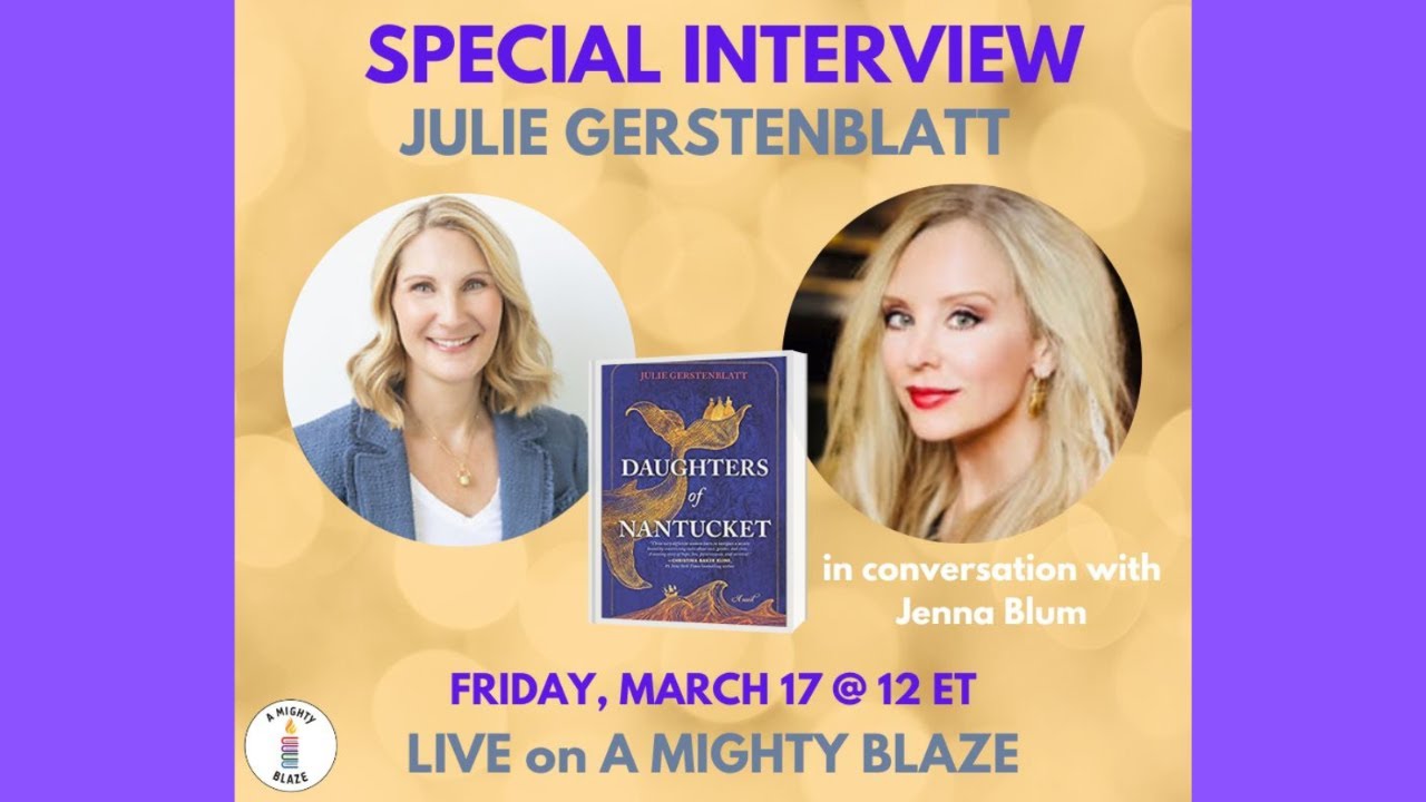 Jenna Blum in conversation with author Julie Gerstenblatt - YouTube