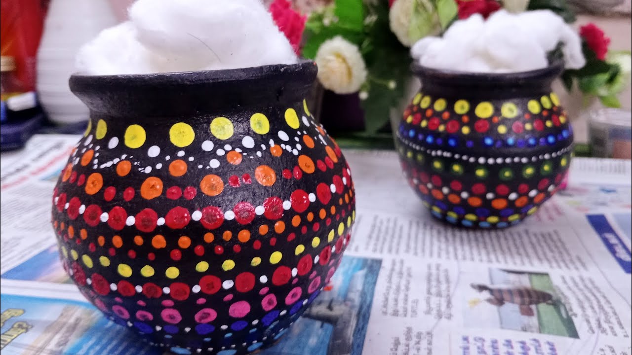 Pongal pot painting #easy #colourful #mandala #art#judithartarchives ...