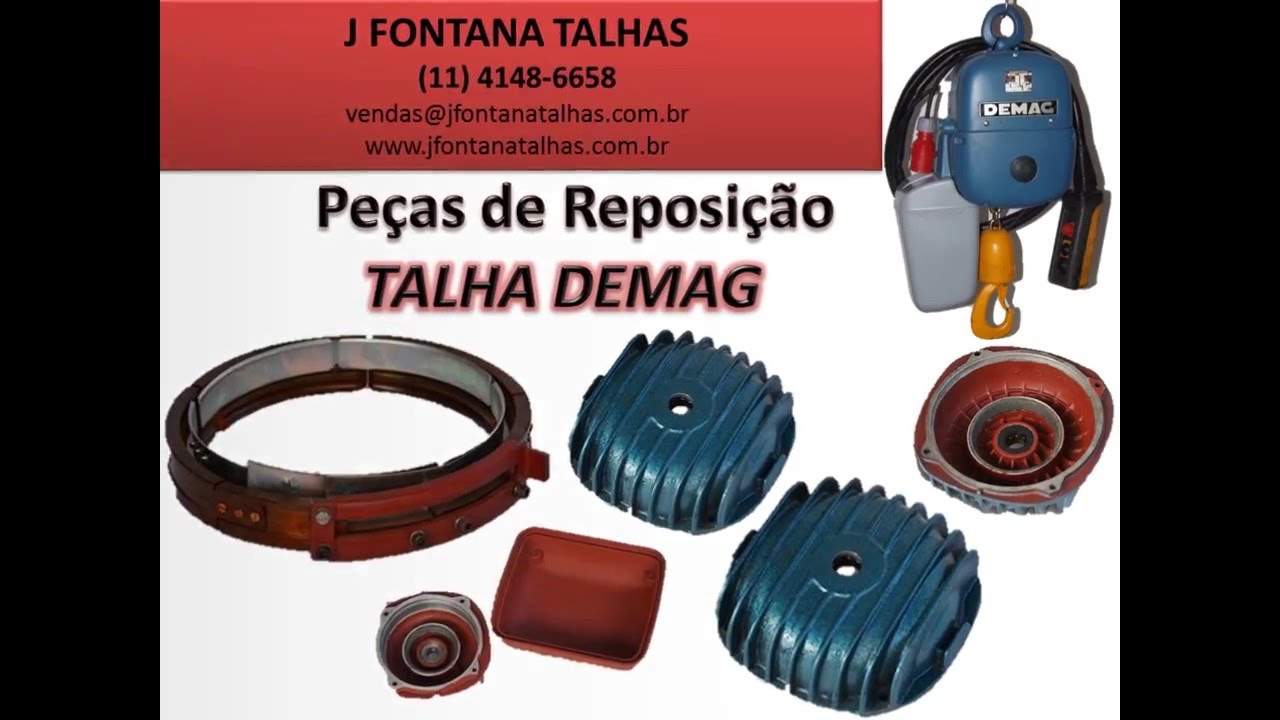 ROTOR DE TALHA ELÉTRICA DEMAG - YouTube