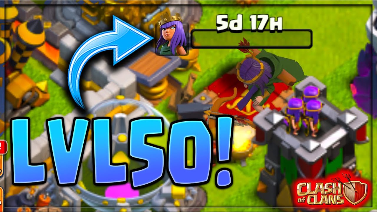 MAX LEVEL 50 QUEEN!! TH11 LET'S PLAY - YouTube