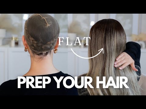 HOW TO PREP YOUR HAIR FOR A WIG INSTALL (FLATTEN HAIR, NO BUMPS) - YouTube