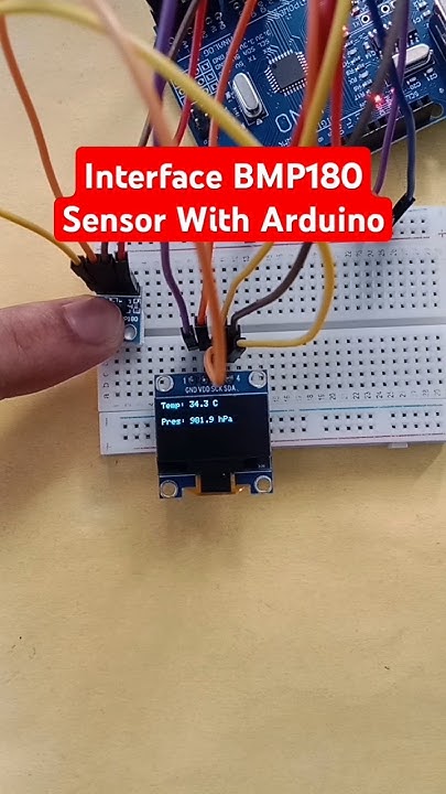 Interface BMP180 Pressure Sensor With Arduino #shorts #ytshorts # ...