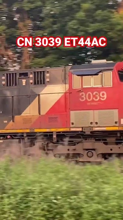 CN 3273 and 3039 ET44AC duo on CSX B706! 6/15/2022 #shorts - YouTube