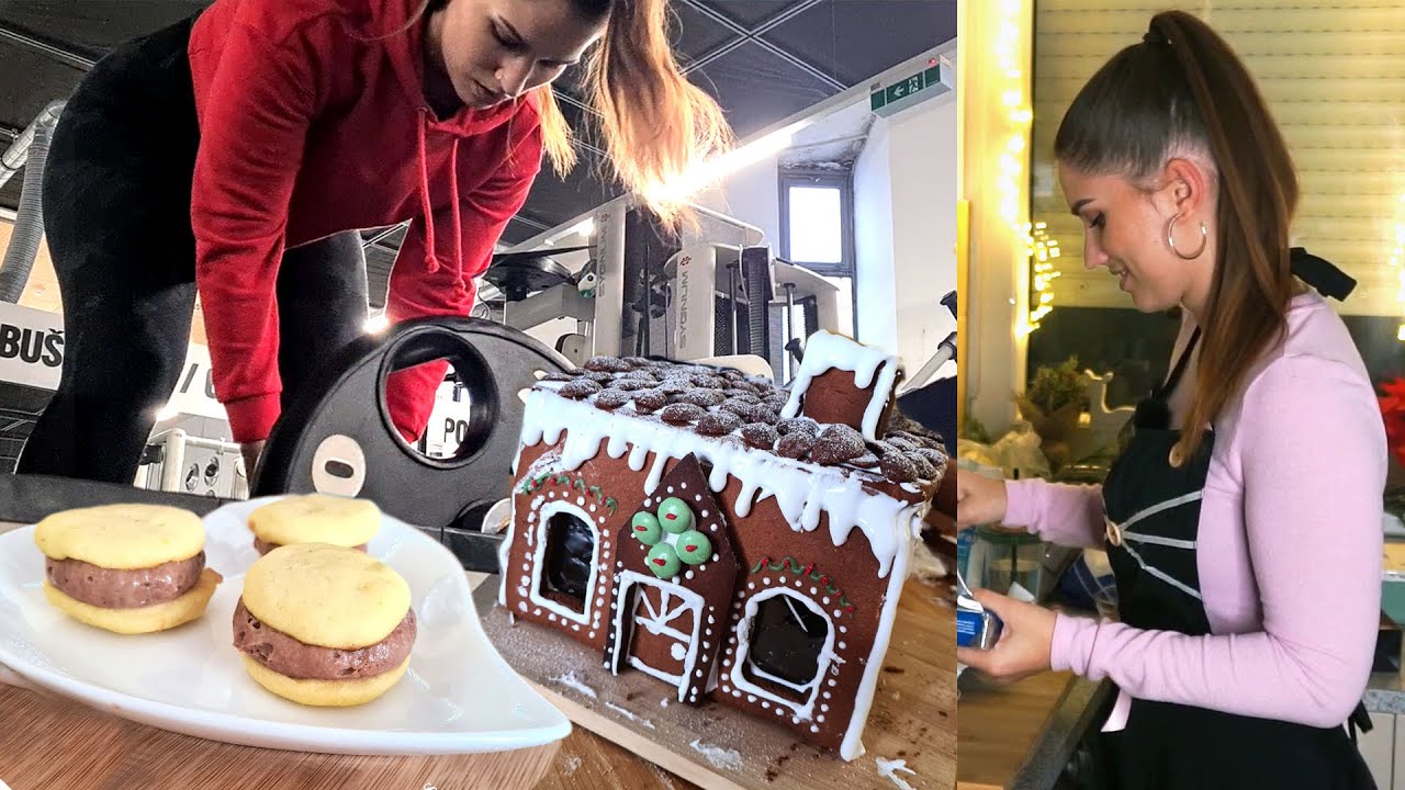 GINGERBREAD HOUSE FAIL, LEG DAY, BUSY DAYS| JESSAMESA - YouTube