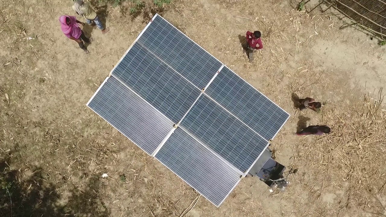 Claro Energy -Movable Solar Trolley - YouTube