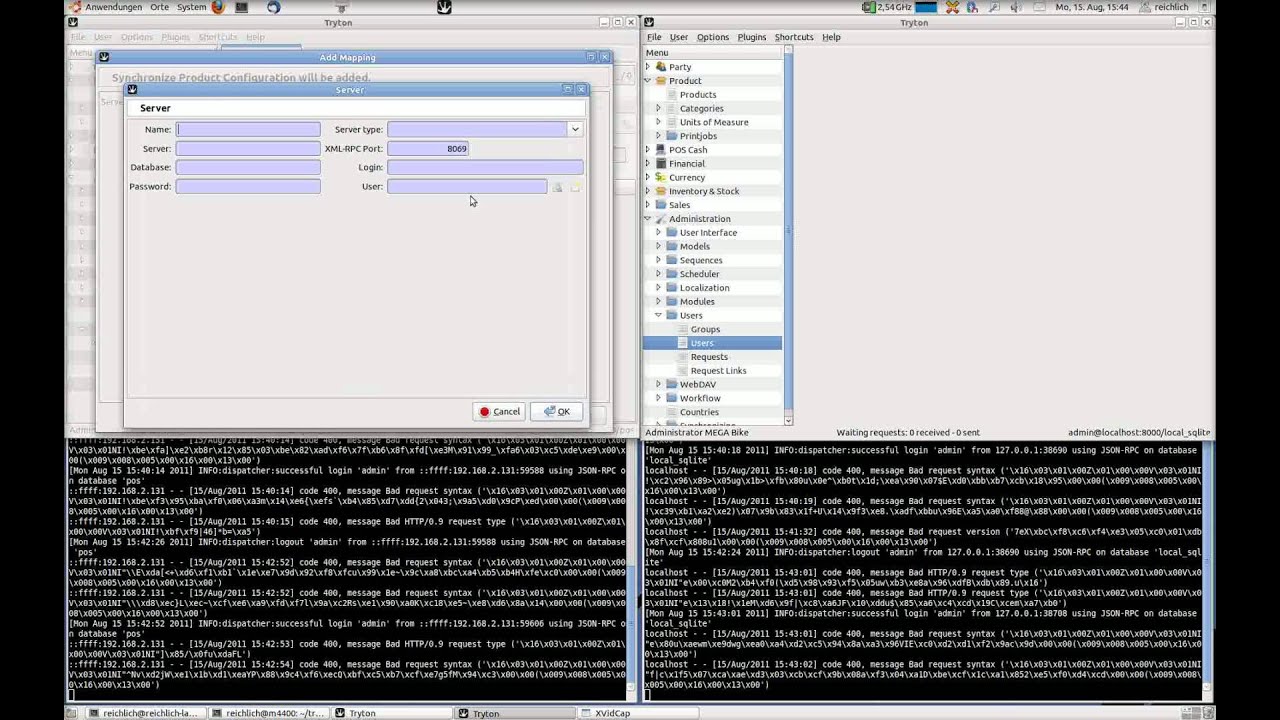 GSoC Tryton POS setup - YouTube
