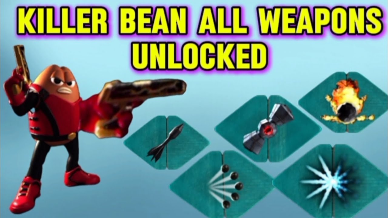 killer bean unleashed all weapons unlocked download ( no root ) killer ...