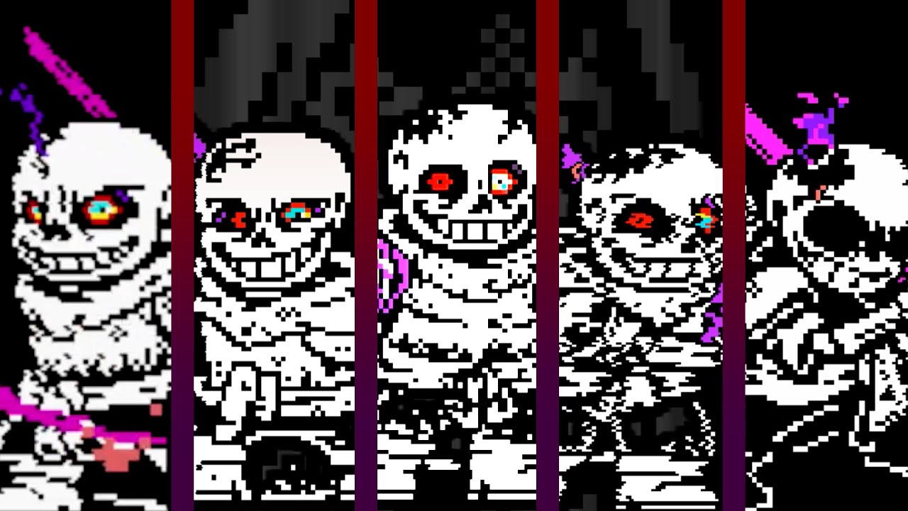 【Undertale AU】Dusttrust Phase2 Final Attack Compilation (old/Ari/FDY ...