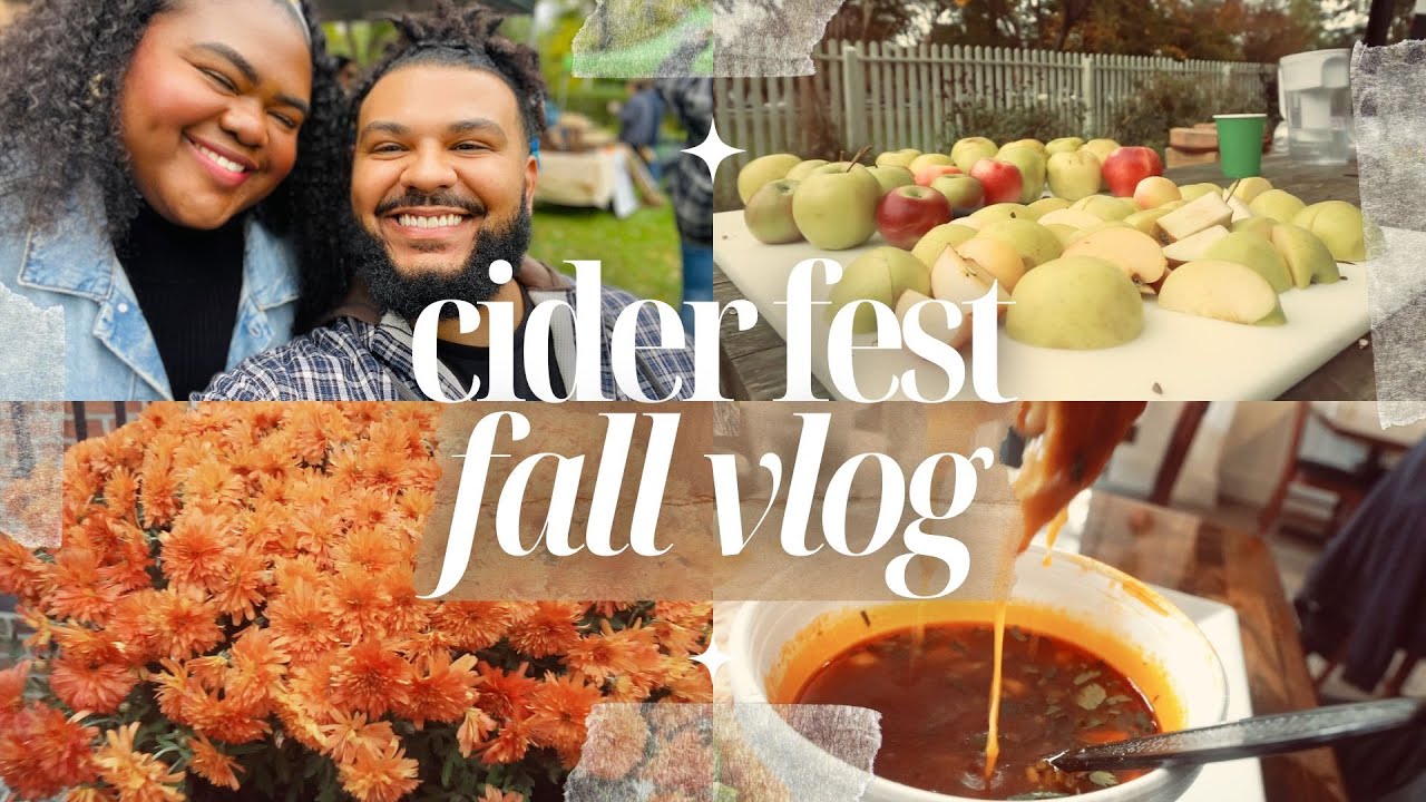 CIDER FESTIVAL 🍂🍺 Another Cozy Fall Vlog | Cider tasting, fall foods ...