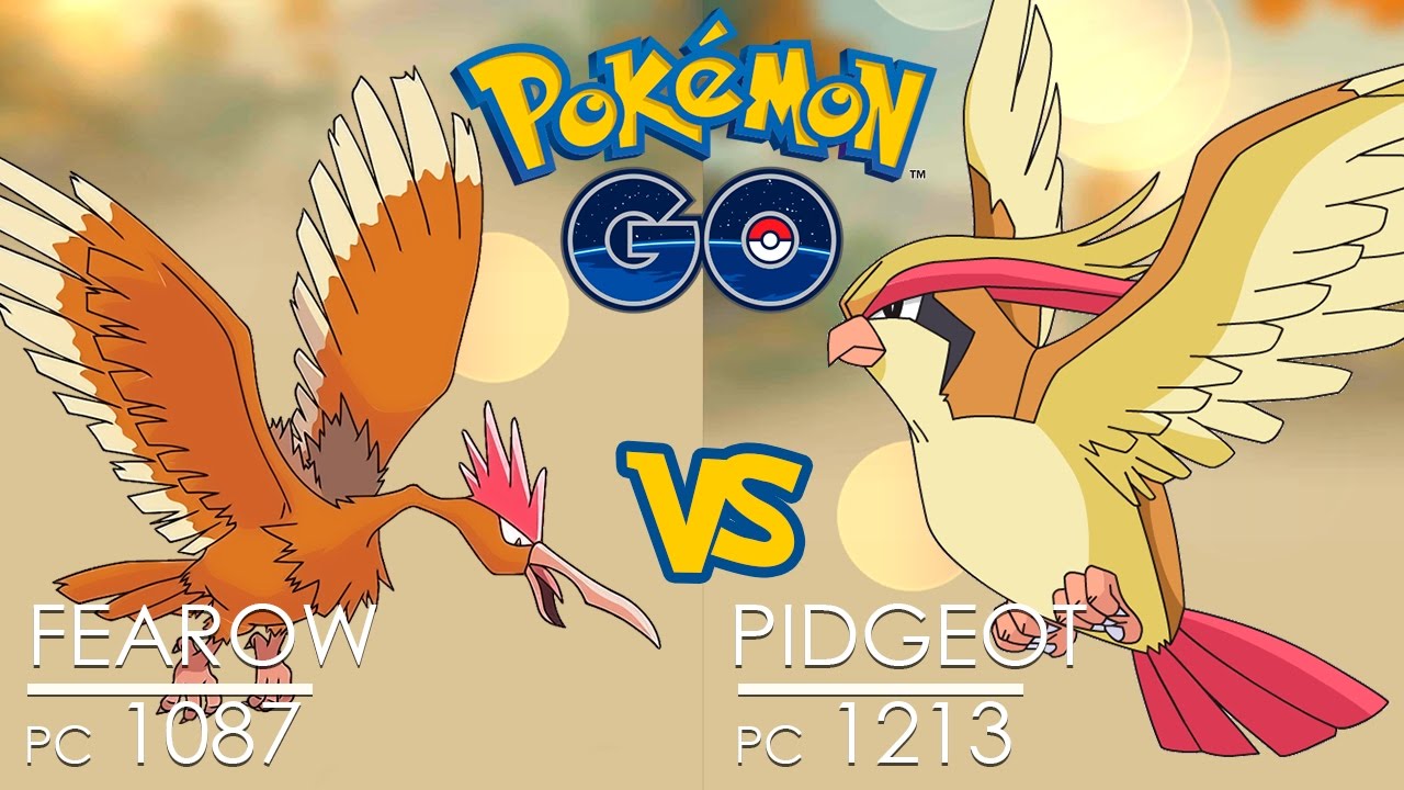 Pokémon GO Gym Battle ☢ Fearow vs Pidgeot with HURRICANE - YouTube