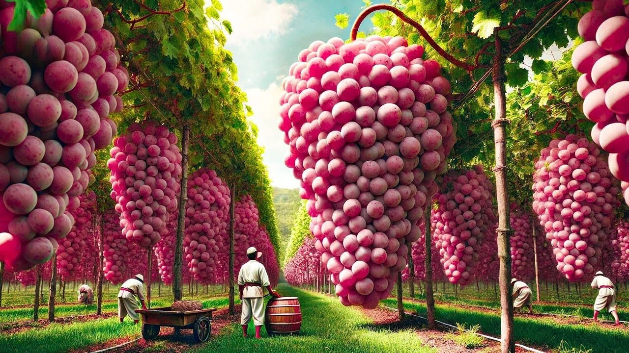 American Farmers Harvest Expensive Grapes This Way - American Grape ...