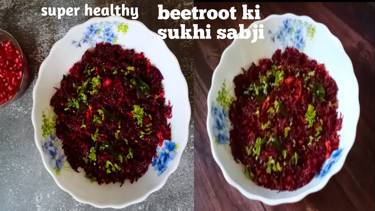 Simple & Super Healthy BEETROOT ki sukhi sabji ~ in 15mins | beetroot poriyal | चुकंदर की सबजी़ ...