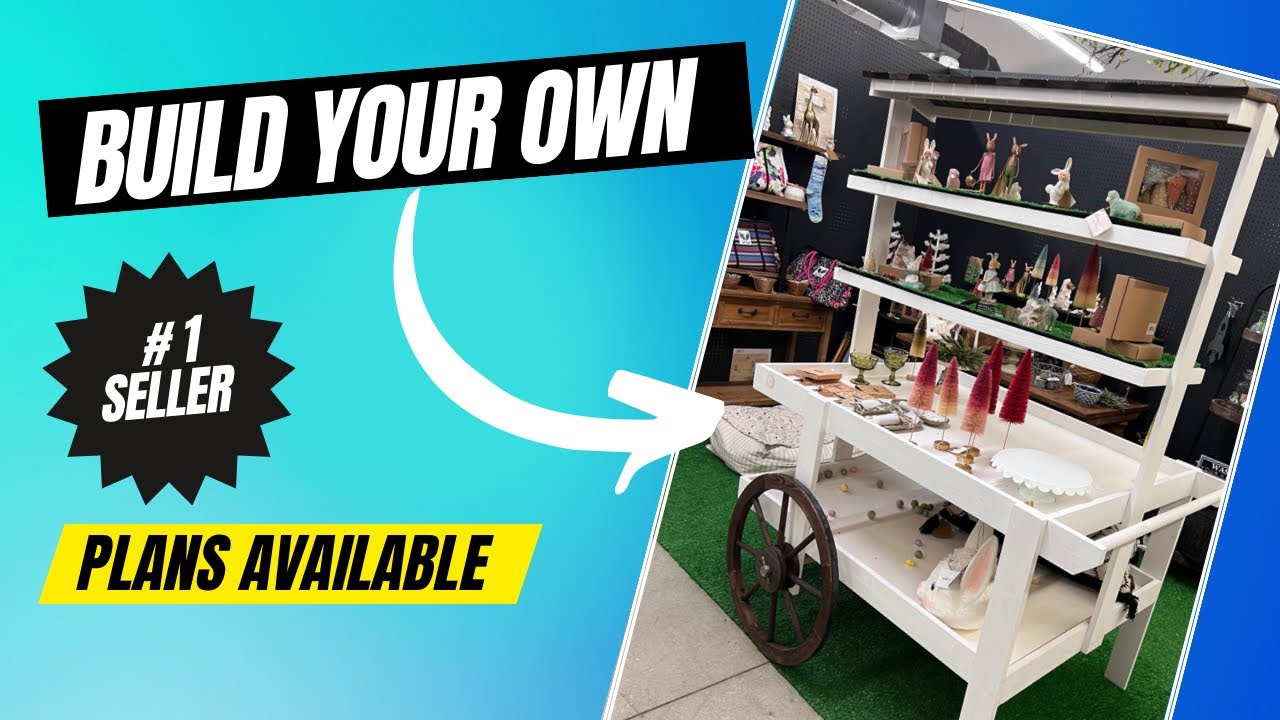 How To Build Your Own Vendor or Display Wagon Cart - YouTube