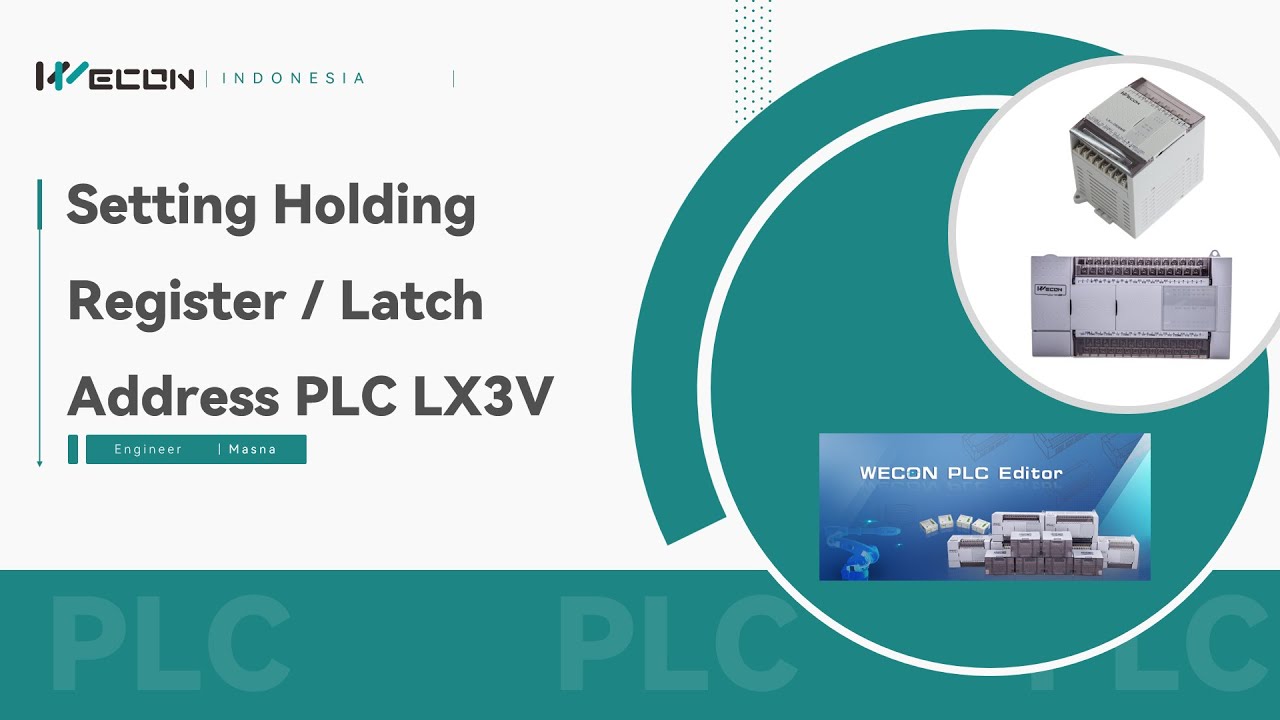Wecon PLC || Holding Register/Latch Address PLC Wecon LX3V - YouTube